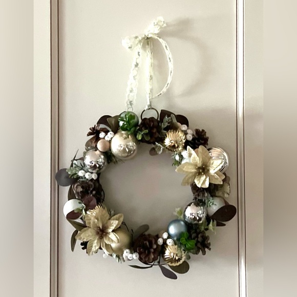 Homemade | Holiday | New Homemade Festive Holiday Wreath Creams Blues ...